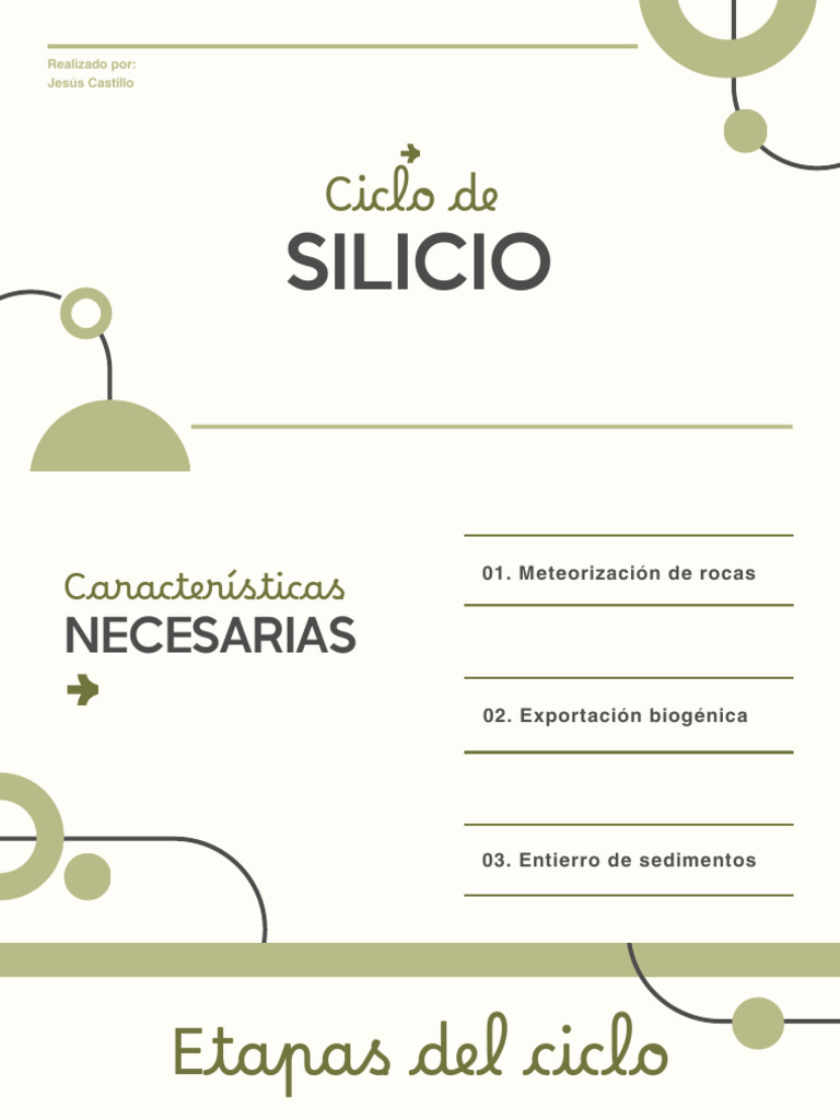 Ciclo Del Silicio | PDF | Ciencia y matemáticas