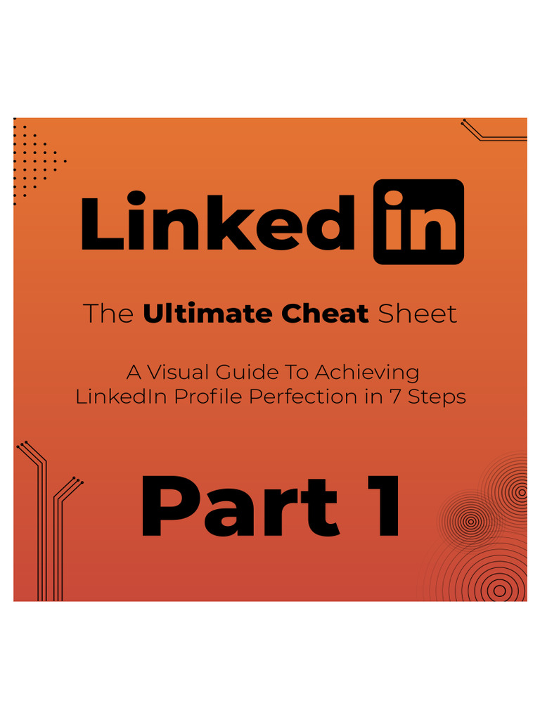 A Complete Profile Optimization Cheatsheet Part 1 | PDF