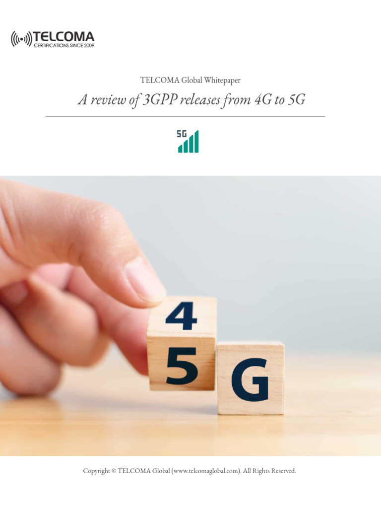 A Review of 3GPP Releases From 4G To 5G White Paper | PDF | Lte Advanced | Mimo