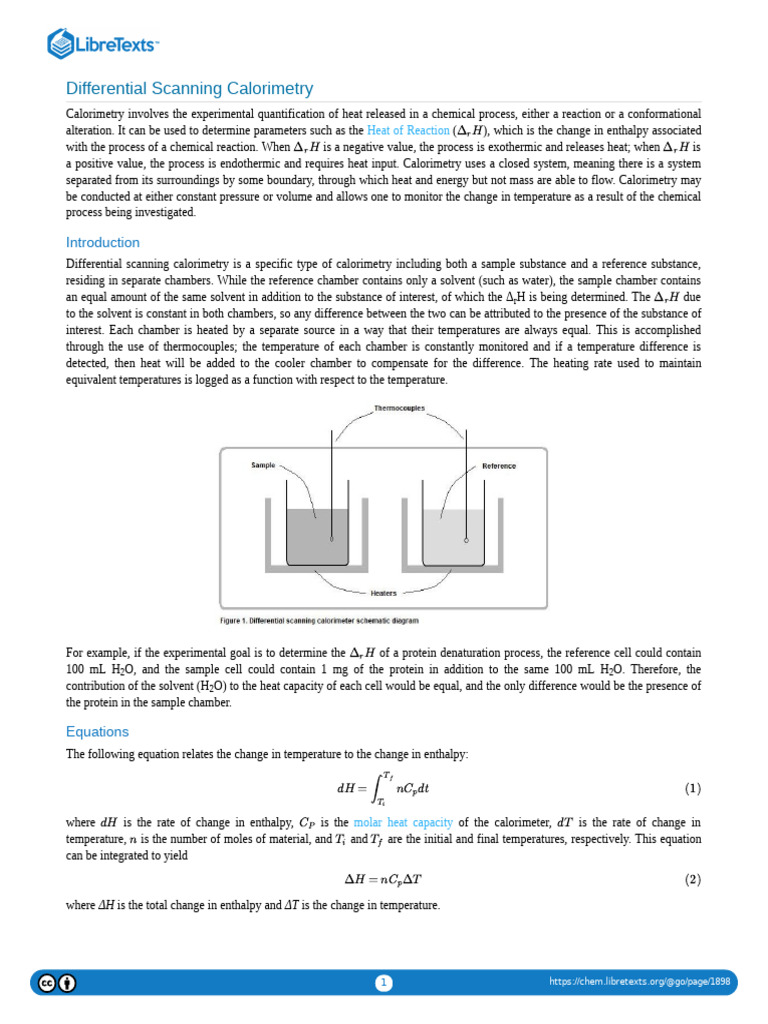 Differential Scanning Calorimetry | PDF | Differential Scanning ...