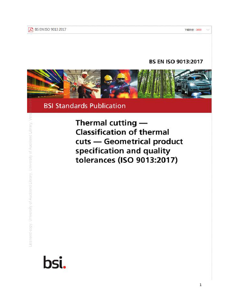 BS en Iso 9013-2017 | PDF