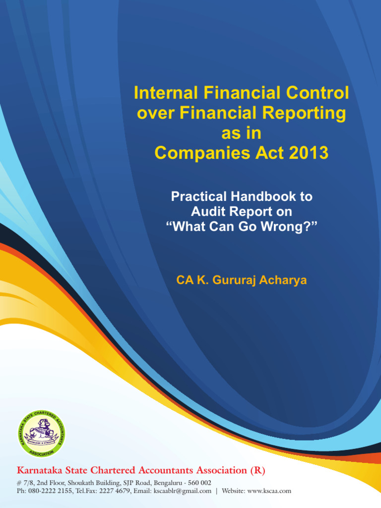 Internal-Financial-Controls | PDF | Audit | Auditor's Report
