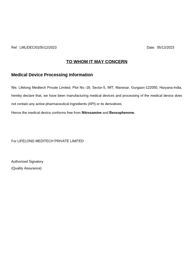 01 Declaration For BSE-TSE | PDF