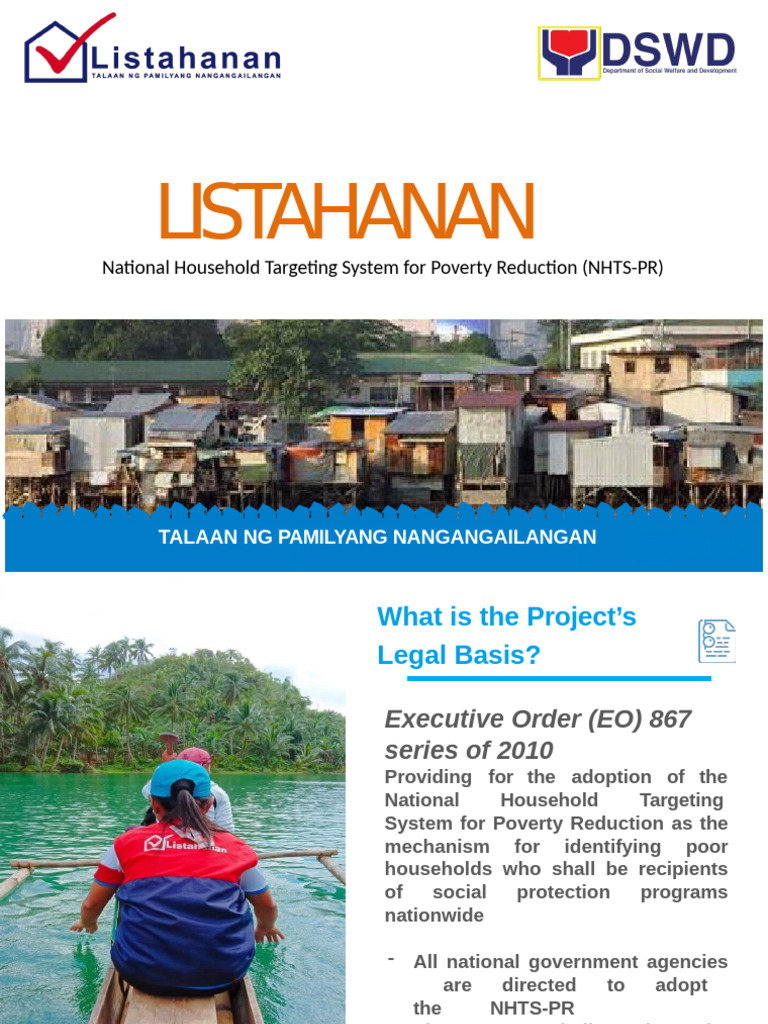 Listahanan: Targeting Poor Households | PDF | Poverty | Poverty ...