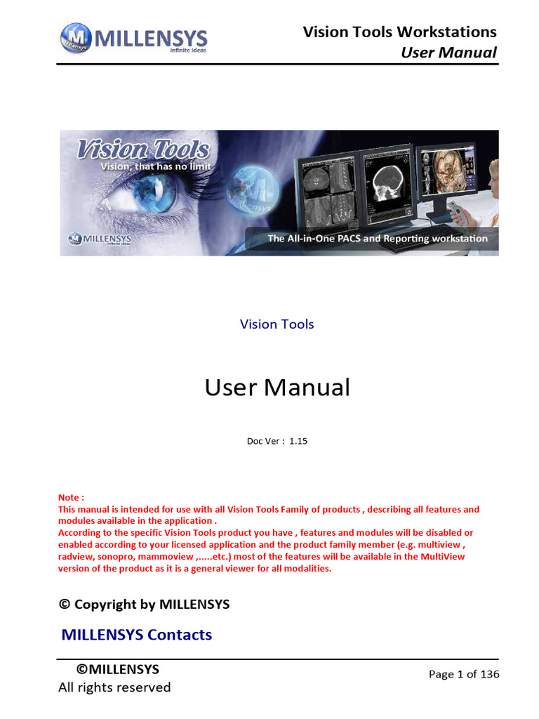Vtools User Manual | PDF | Medical Imaging | Ct Scan