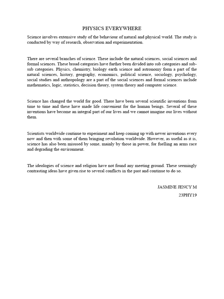 Physics Everywhere | PDF