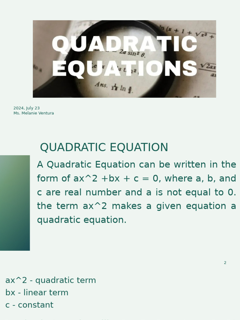 Grade 9 Basic Math (Day 1) | PDF