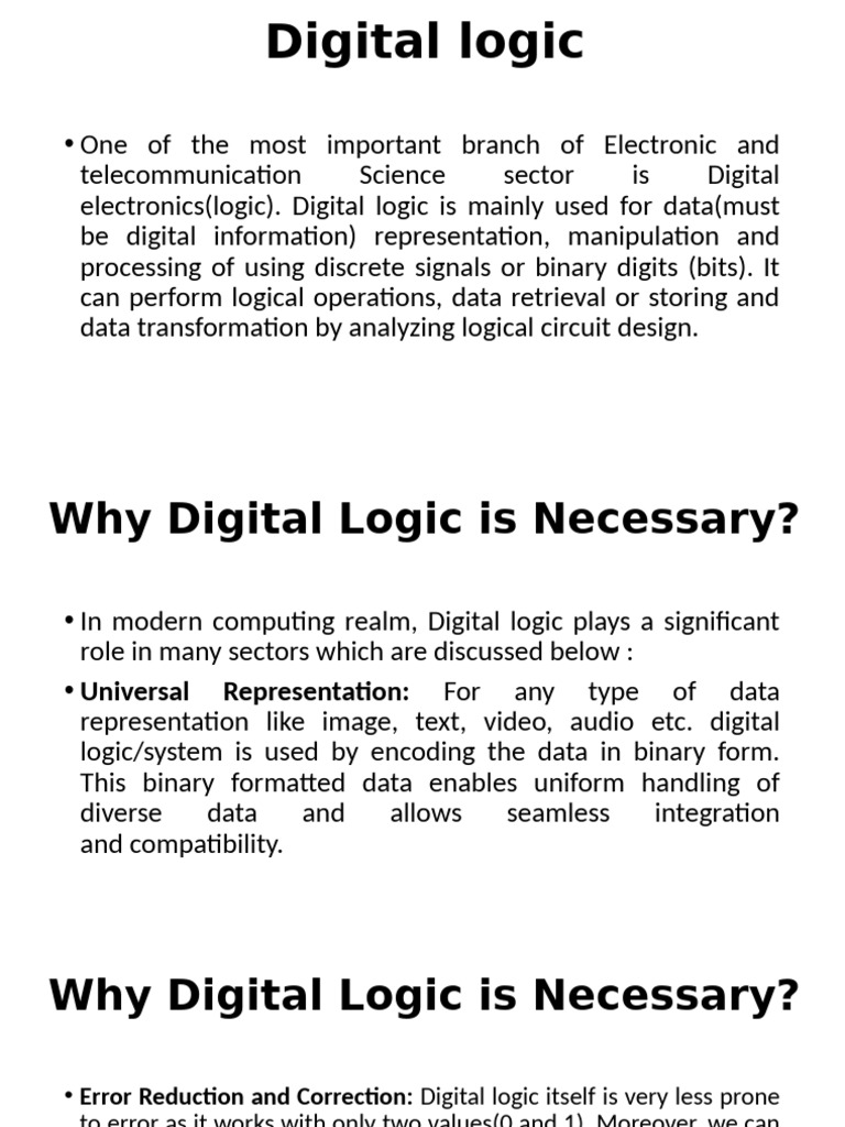 DL class 1 | PDF | Digital Electronics | Digital Signal