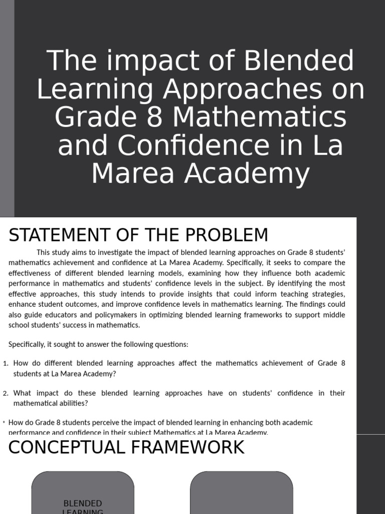 The Impact of Blended Learning Approaches On Grade | PDF | Learning ...