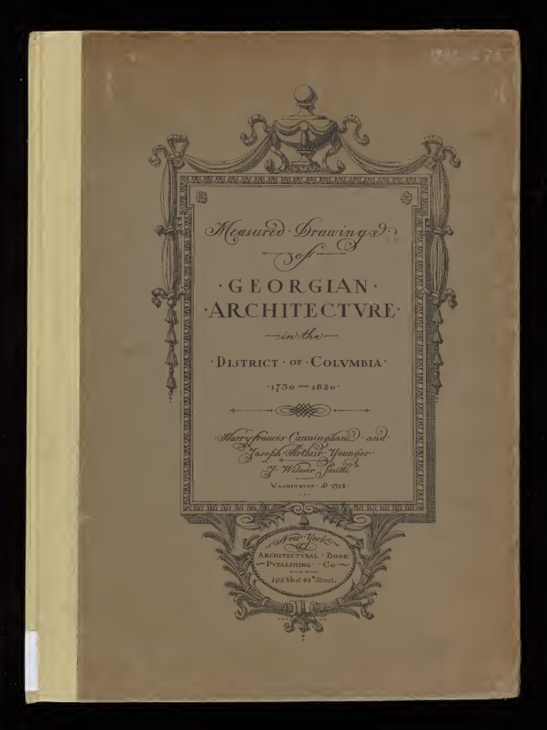 Measured Drawings of Georgian Architecture | PDF