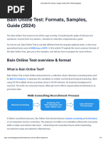 Bain TestGorilla Answer CheatSheet Final | PDF