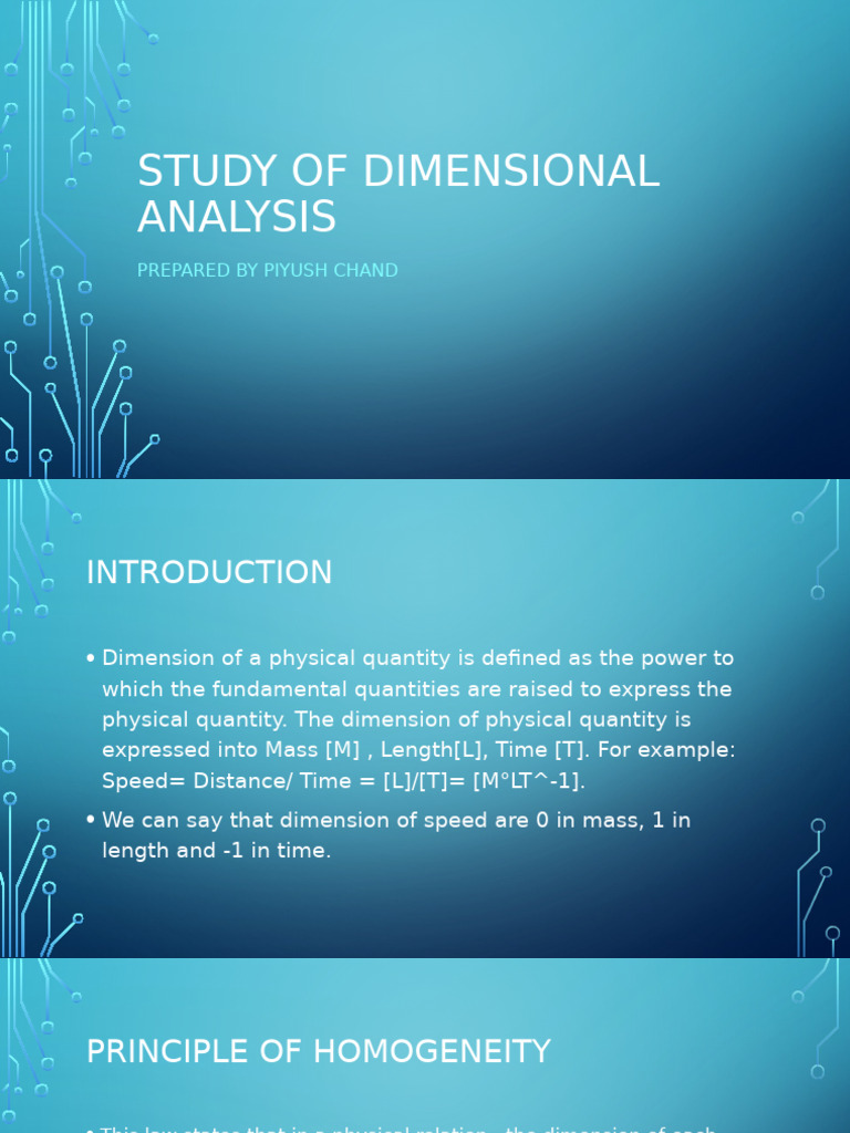 Study of Dimensional Analysis | PDF | Newton's Law Of Universal Gravitation | Mechanics