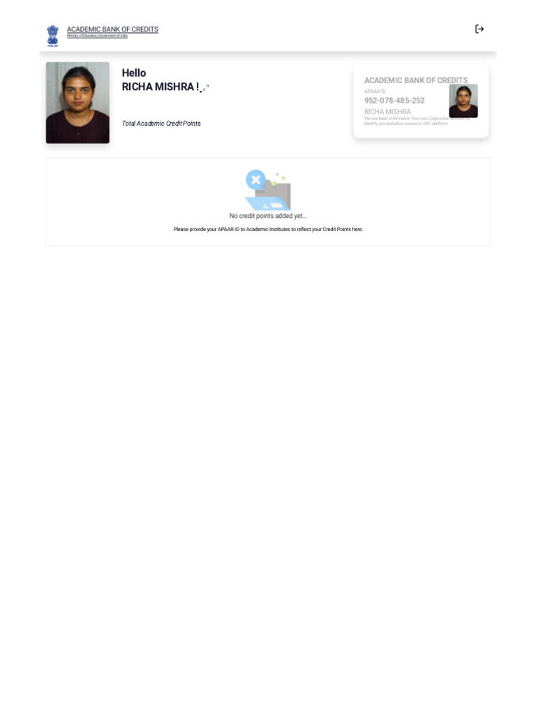 ABC - Academic Bank of Credits | PDF