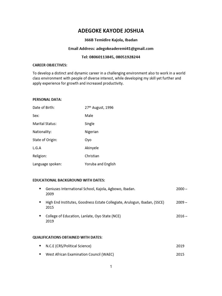 Political Scientist CV | PDF Political Scientist CV | PDF