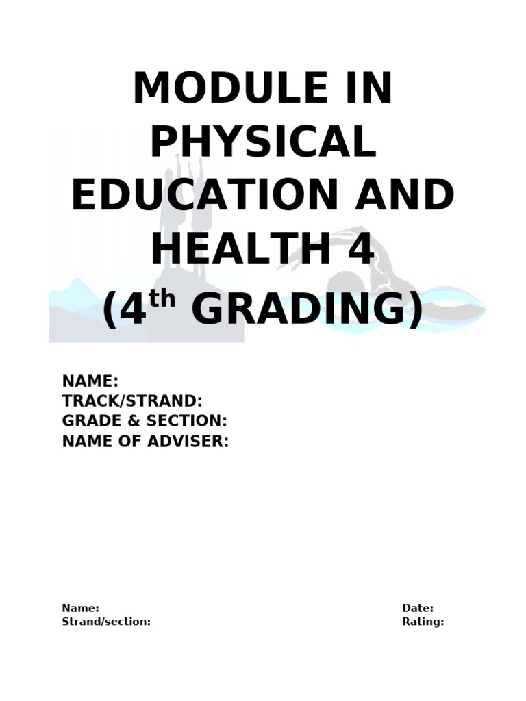 Pe4 Module 4TH | PDF | Camping | Adventure Travel