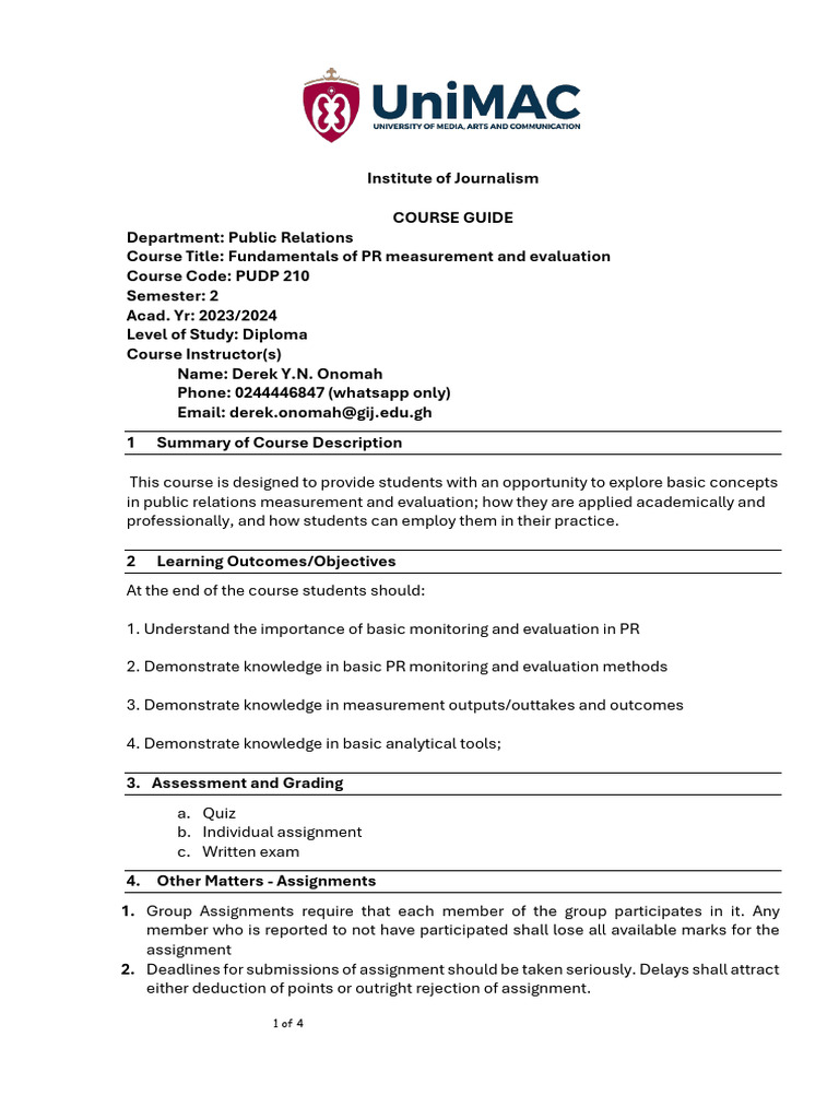 Diploma, Measurement and Evaluation | PDF | Evaluation | Cognition