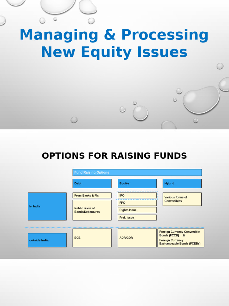 Session 6 - Managing & Processing Equity Issues | PDF | Initial Public ...