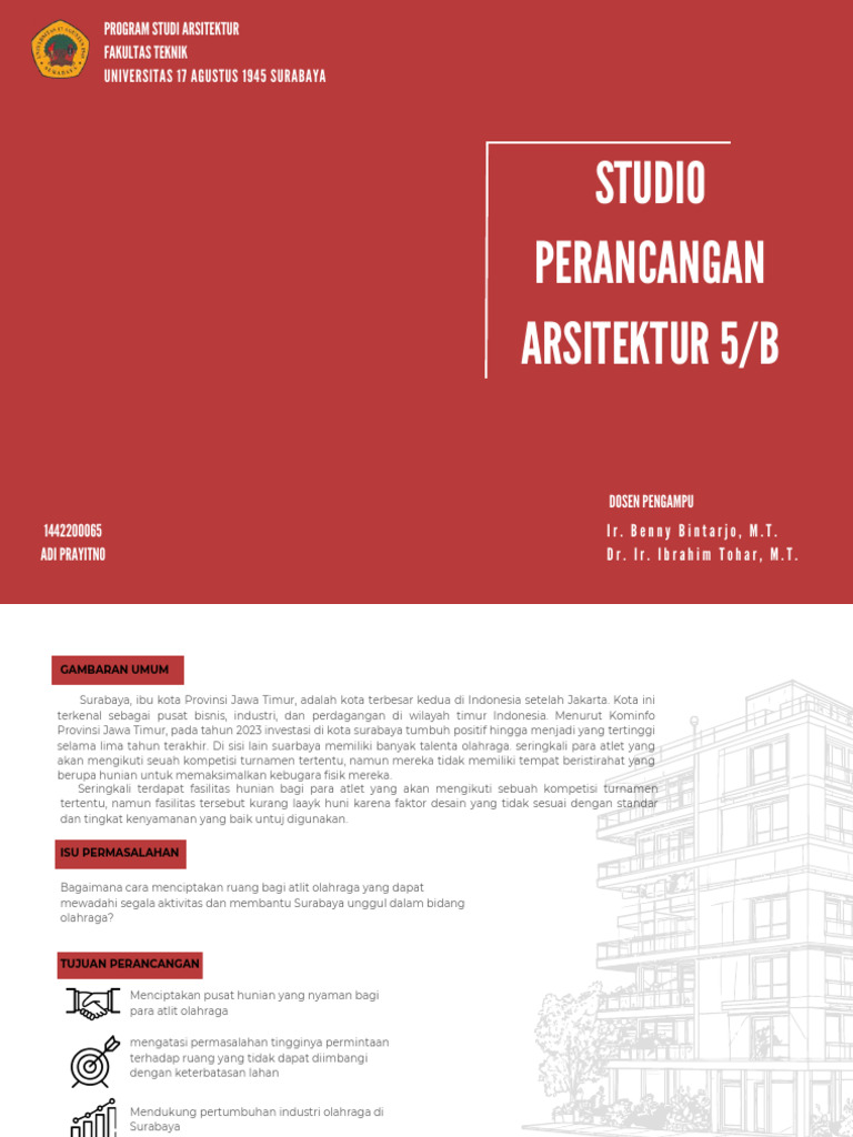 Studio Perancangan Arsitektur 5 | PDF