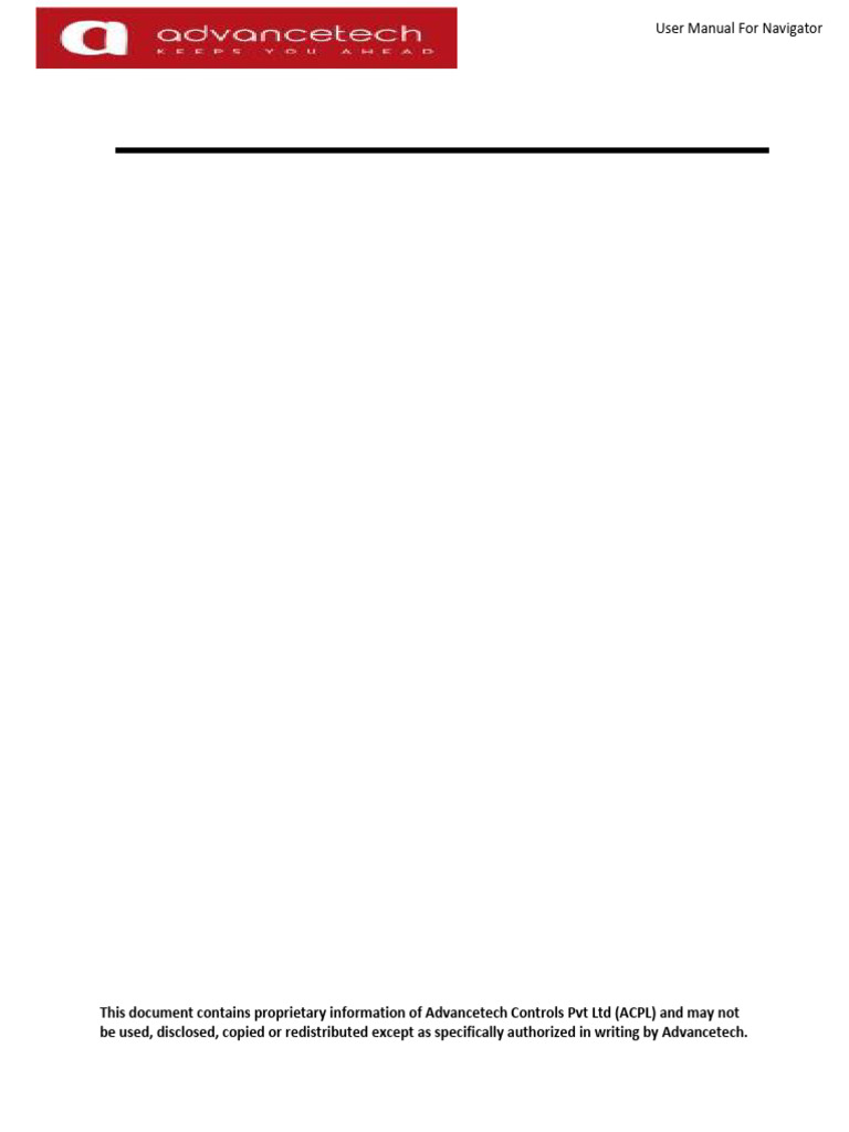 Software User Manual For Navigator | PDF | Proprietary Software ...