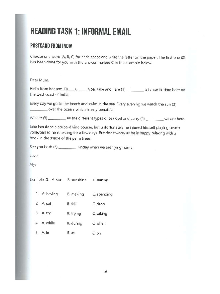 Aptis Reading 2 | PDF