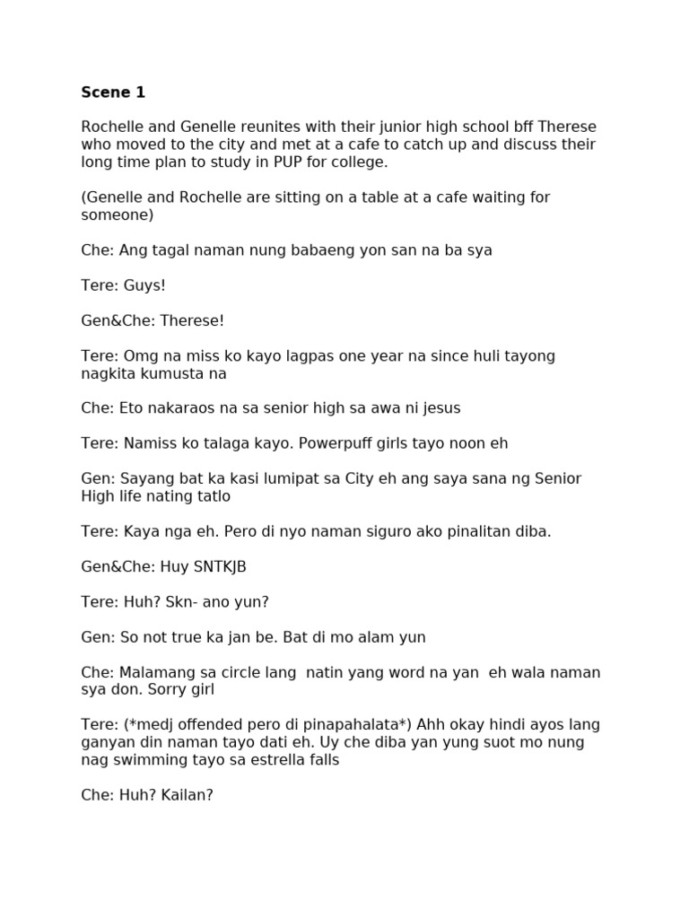 Perdev Scene 1 | PDF