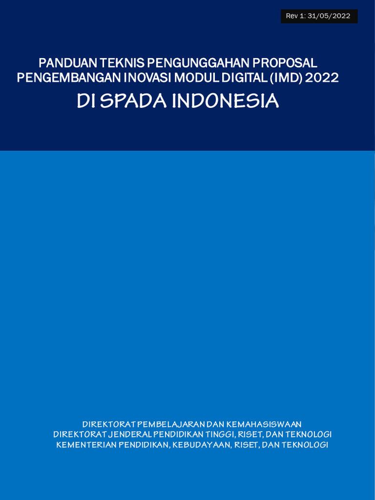 Panduan Teknis Unggah Proposal IMD 2022 | PDF | Komputer