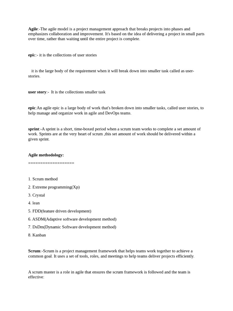 Agile New | PDF | Scrum (Software Development) | Agile Software Development