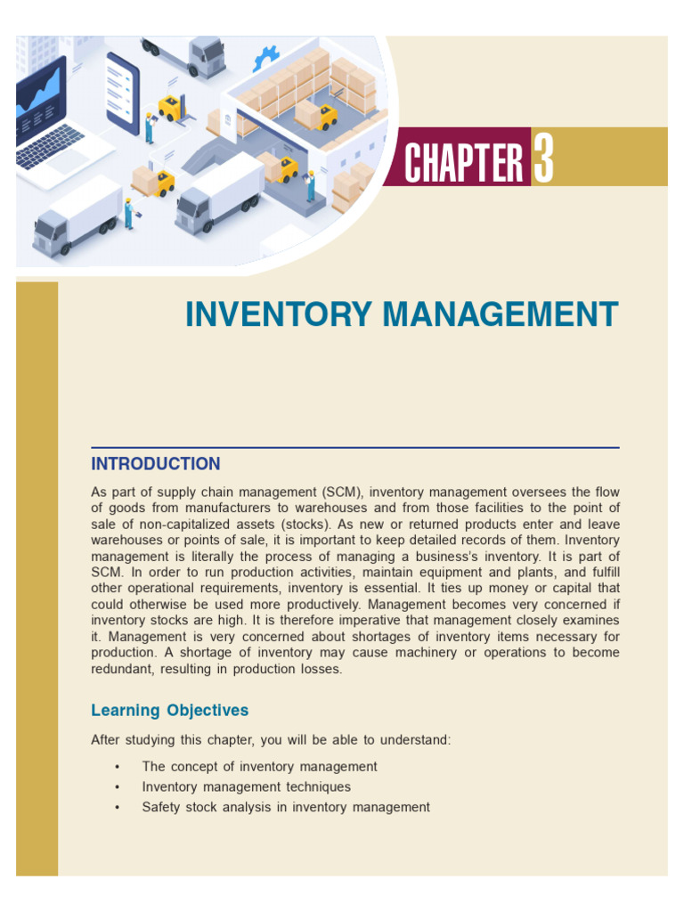 Supply Chain Management - Chapter 3 | PDF | Inventory | Supply Chain Management
