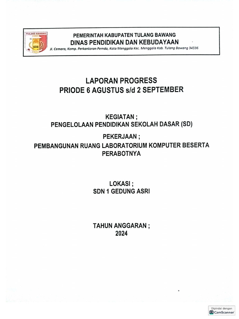 Pembangunan Lab Kom | PDF