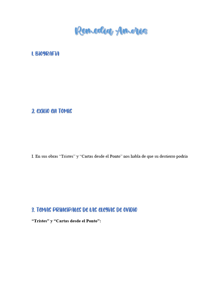 Remedia Amoris - MMD | PDF | Ovidio