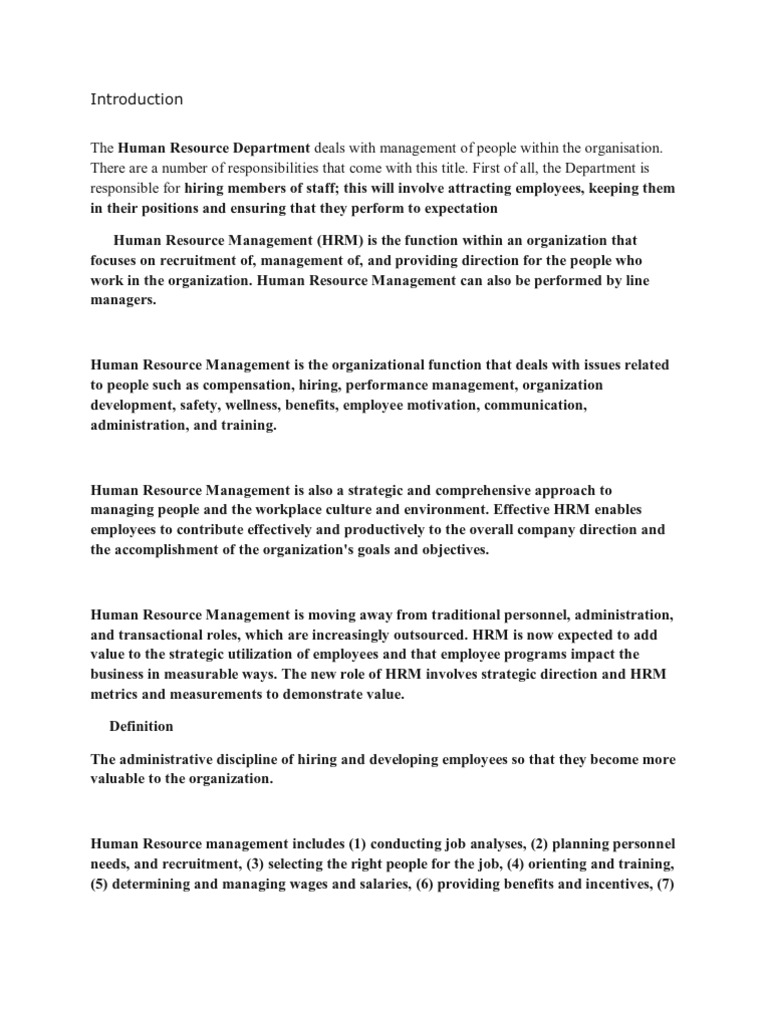 Project BBA Final Year | PDF | Human Resource Management | Employment