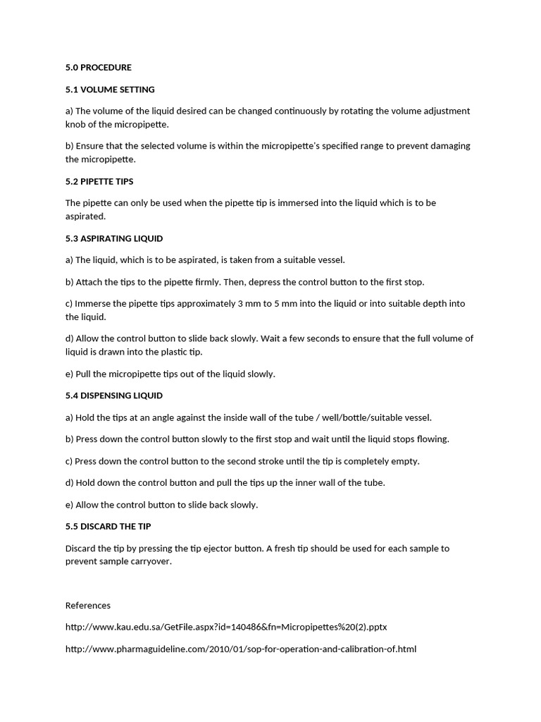 Procedure Sop QA | PDF