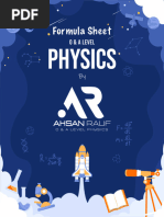 Physics Formula Sheet JEE | PDF