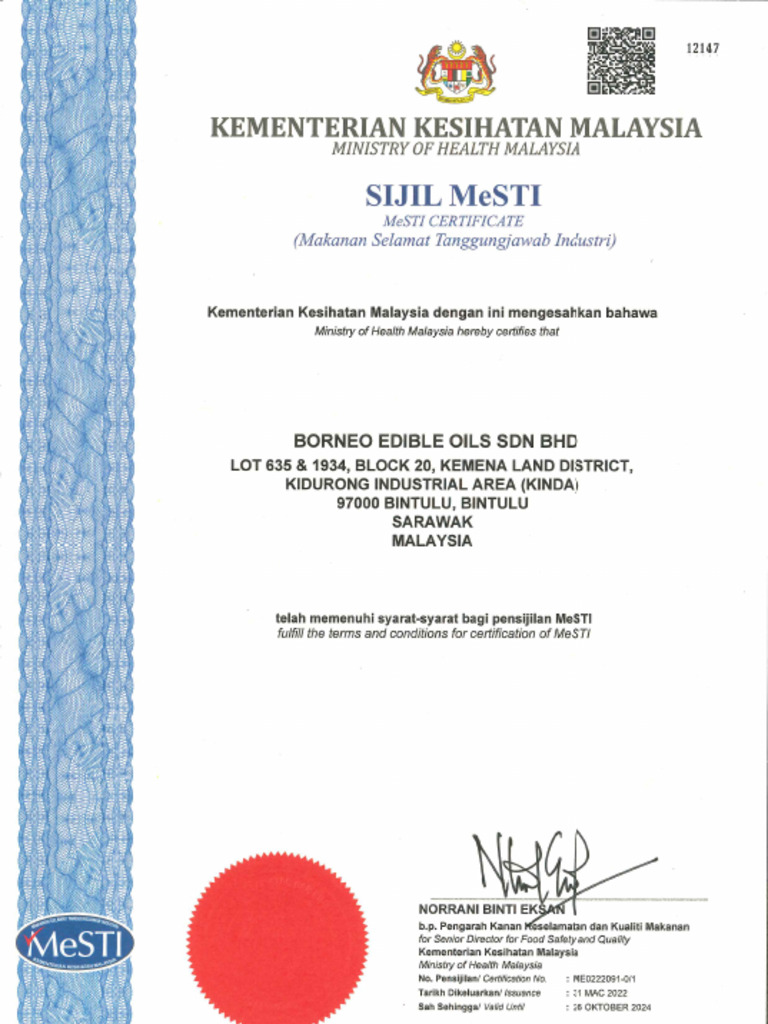 MeSTI (Cert No 12147) | PDF