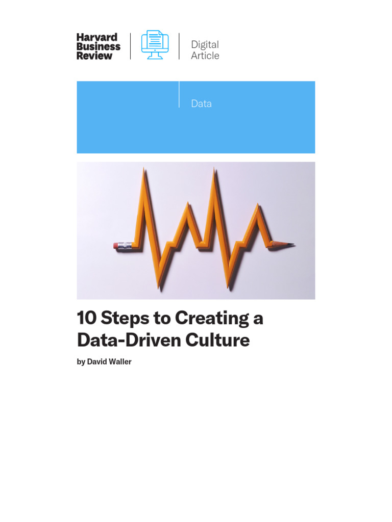 10 Steps To Creating A Data-Driven Culture | PDF | Data Science | Data