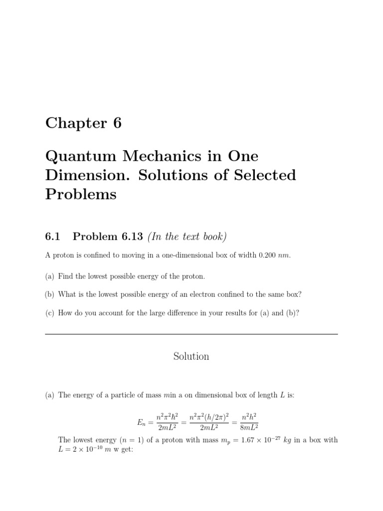 Selected Ch06 | PDF | Electron | Electronvolt
