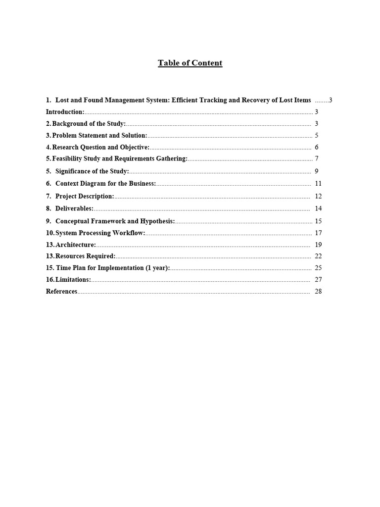 Lost and Found Report | PDF | Web Development | Databases