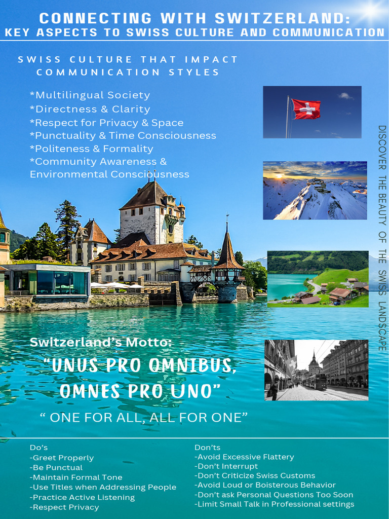 Swiss Customs and Communication Etiquette | PDF