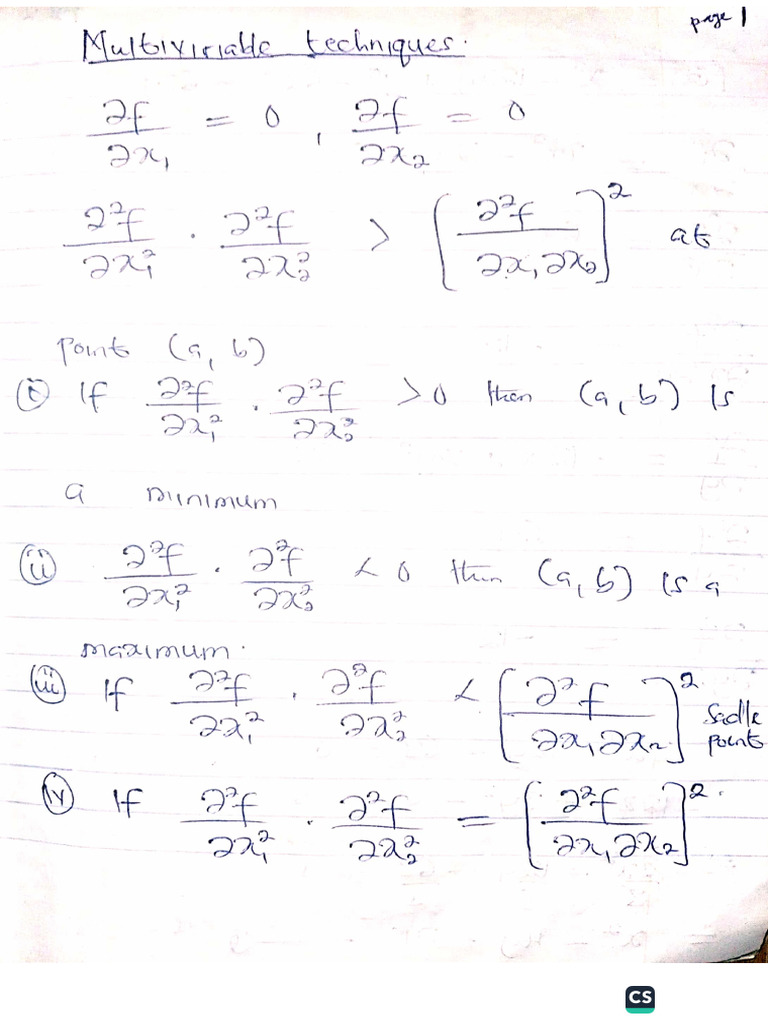 MTH 321 Optimization | PDF