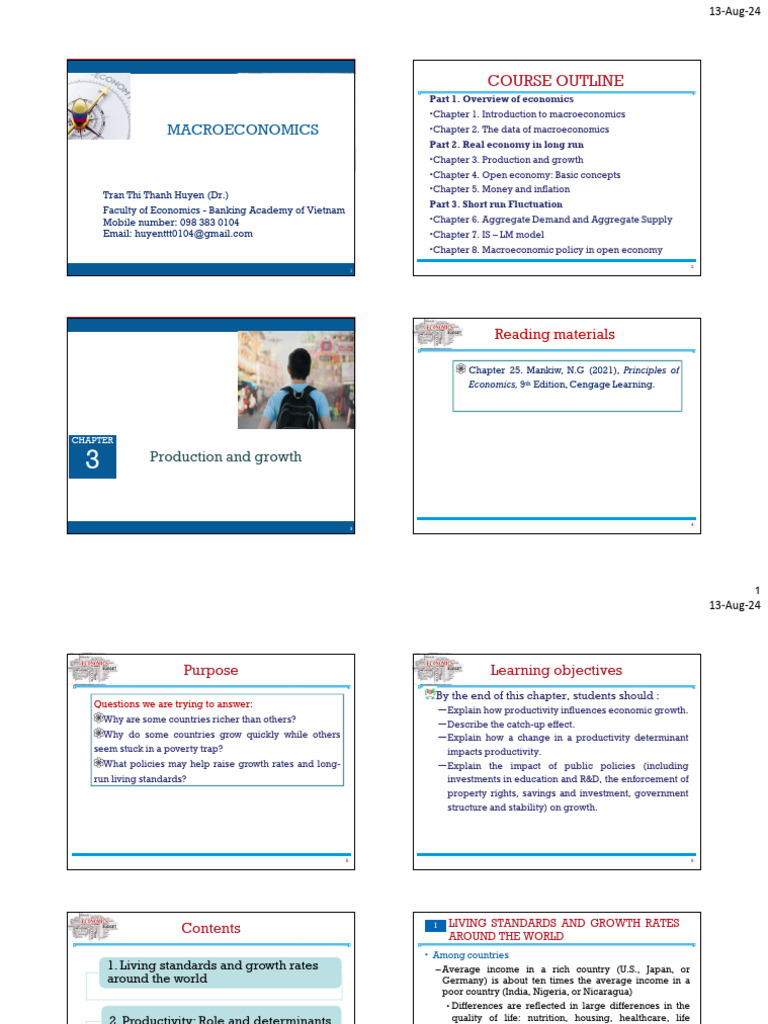Chapter 3 Macroeconomics Pdf Macroeconomics Economic Growth