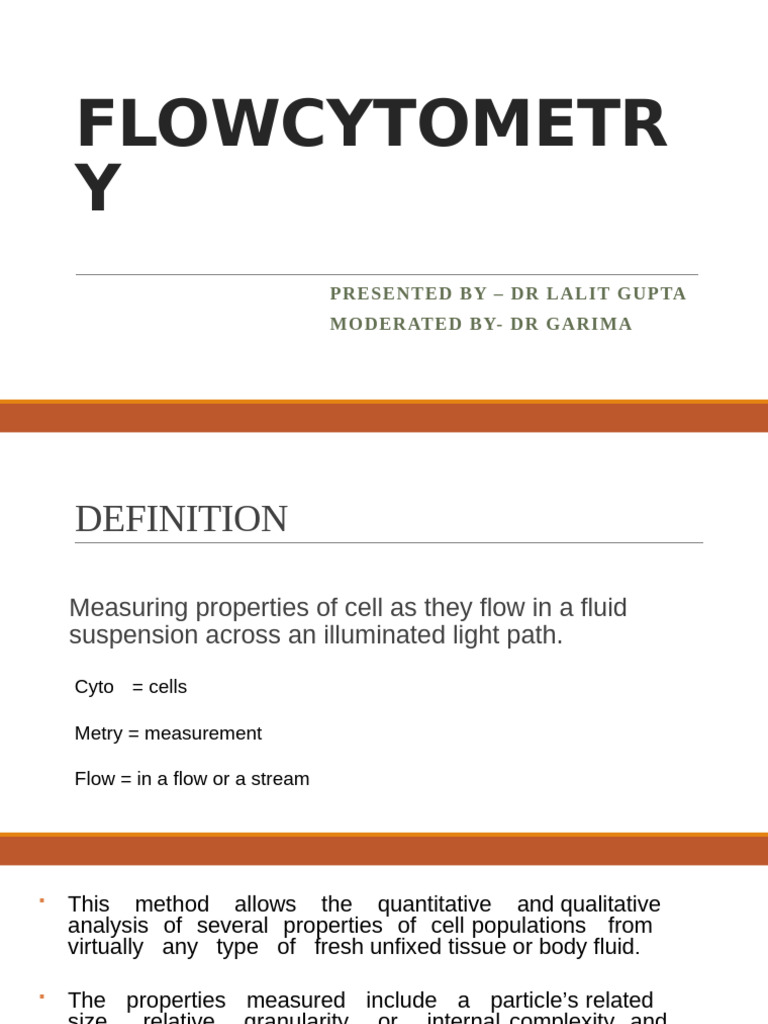 FLOWCYTOMETRY | PDF | Flow Cytometry | Optical Filter