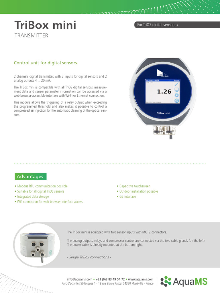 Transmetteur TriBox Mini en | PDF | Wi Fi | Telecommunications