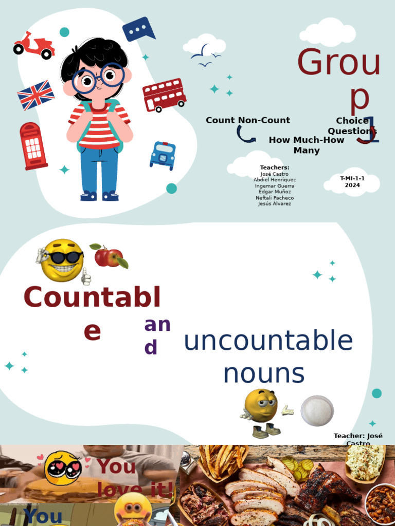 Countable vs Uncountable Nouns Guide | PDF | Noun | Question