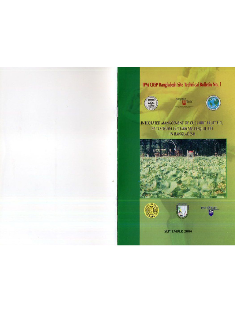 Fruit Fly Control On Cucurbit Crops Brochure 2 | PDF