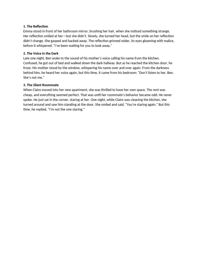 Horror Stories | PDF | General Fiction