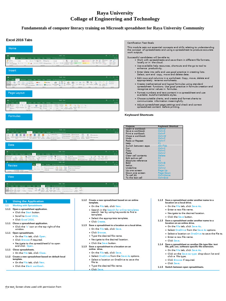 Module 6 Spreadsheets Tewelde | PDF | Spreadsheet | Computer File