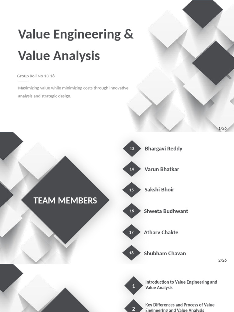 Value Engineering and Value Analysis | PDF | Engineering | Business