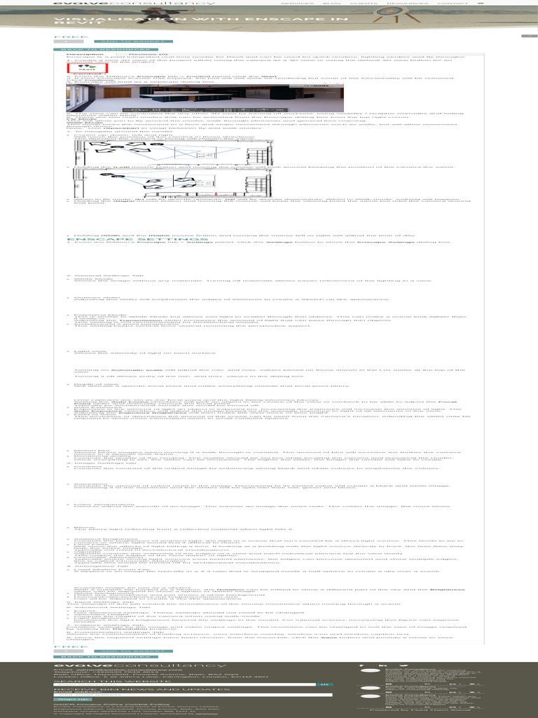 Visualisation With Enscape in Revit - Evolve Consultancy | PDF ...