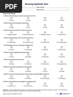 MEDICAL TECHNOLOGY SUBJECTS (1st Year) | PDF | Health Care | Science