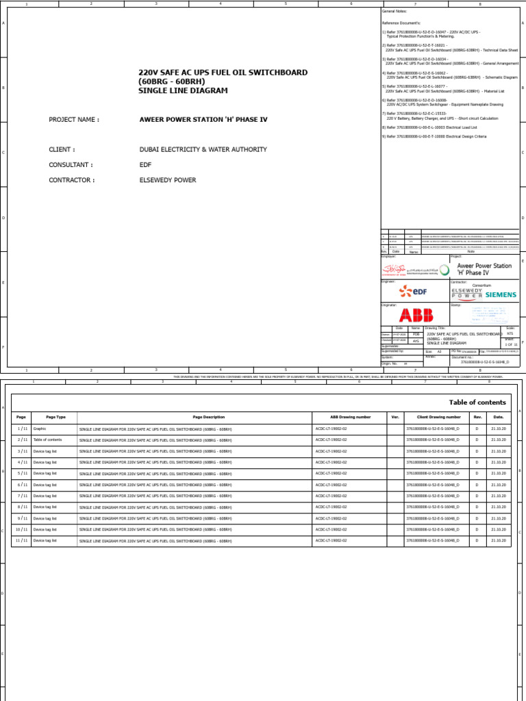 220V UPS Fuel Oil Switchboard Diagram | PDF | Power Engineering ...